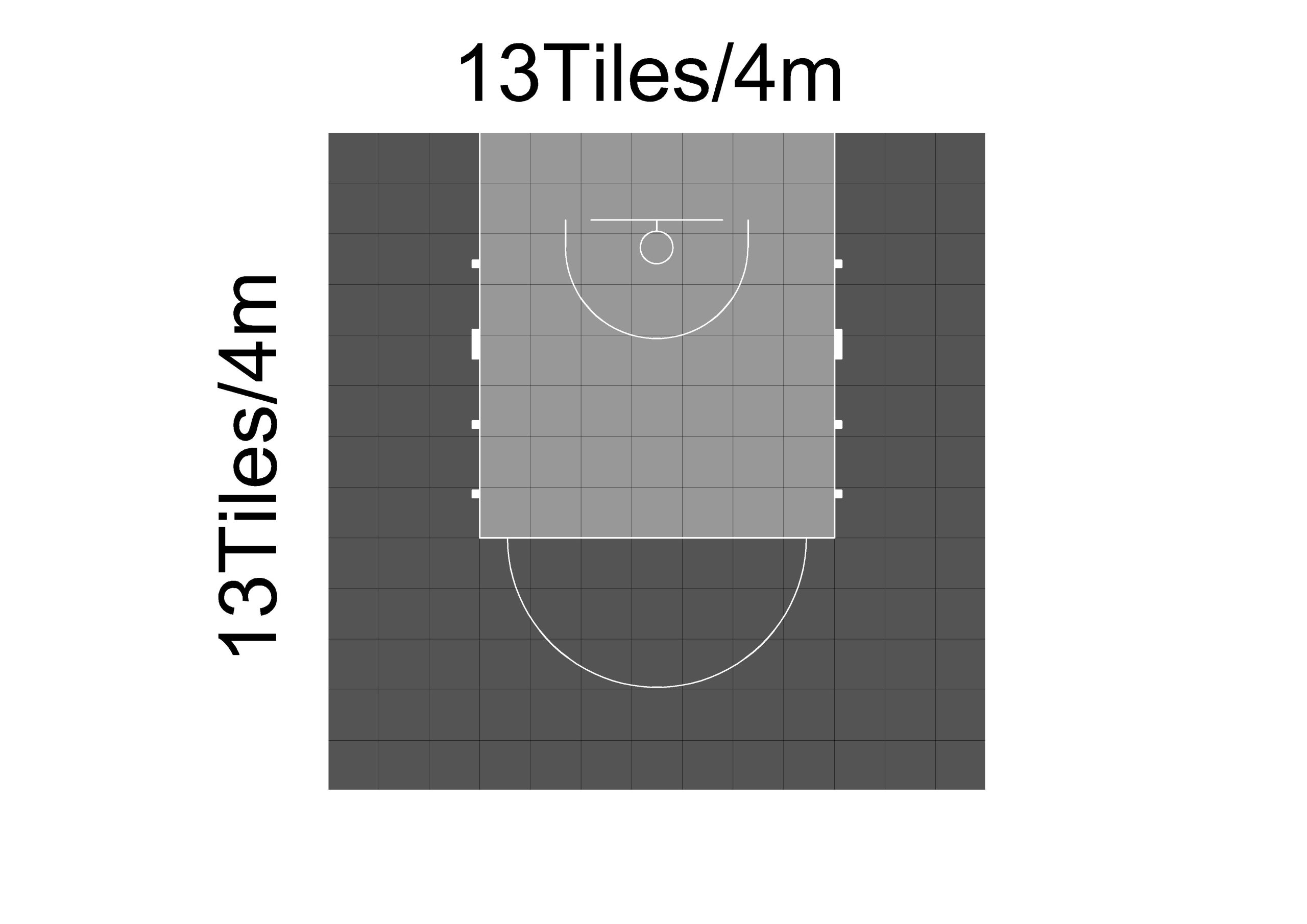 Standard Keyway 4 x 4 | Cornerstone Courts