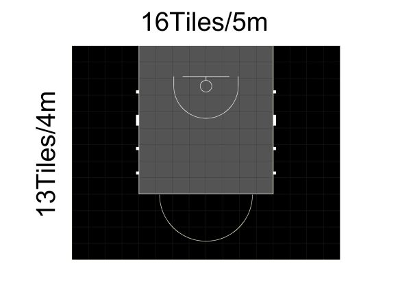 Standard Keyway 5 x 4 | Cornerstone Courts
